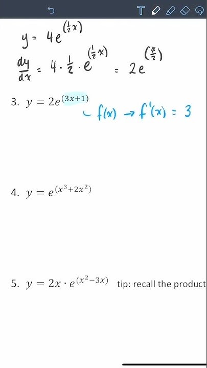 EASY method for deriving exponential functions - YouTube