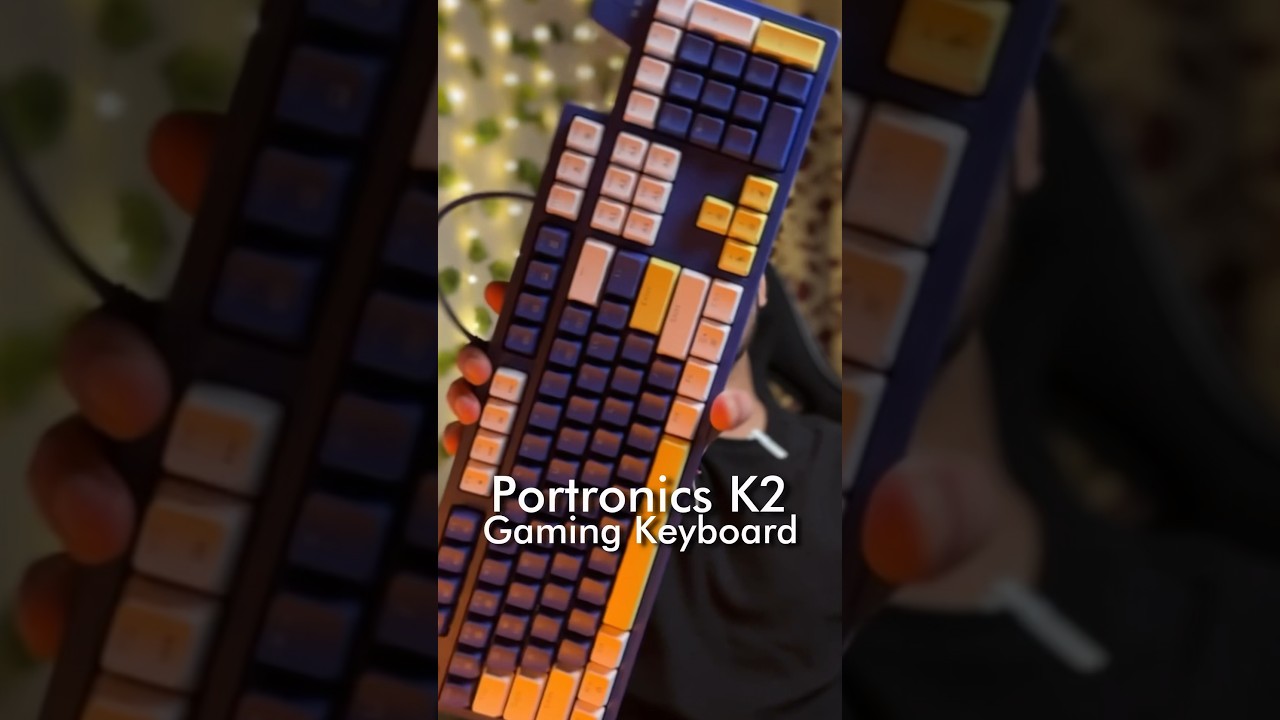 Portronics K2 Gaming Keyboard! #techshorts - YouTube