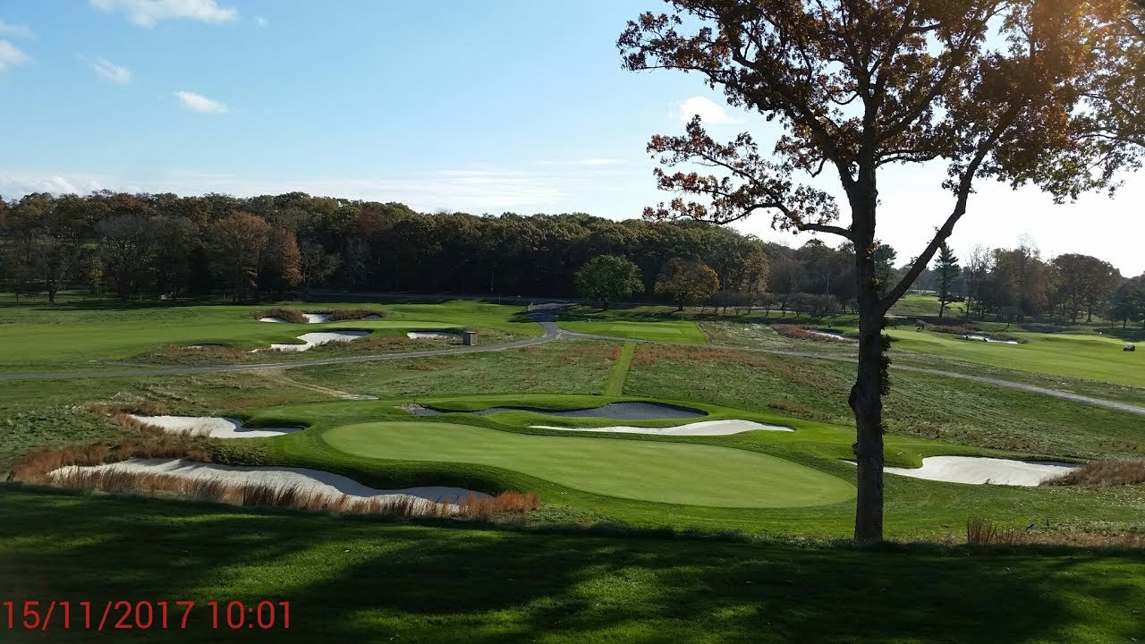 NY.Bethpage.Red.blue Golf course Nov 2017.& NewYork city... - YouTube