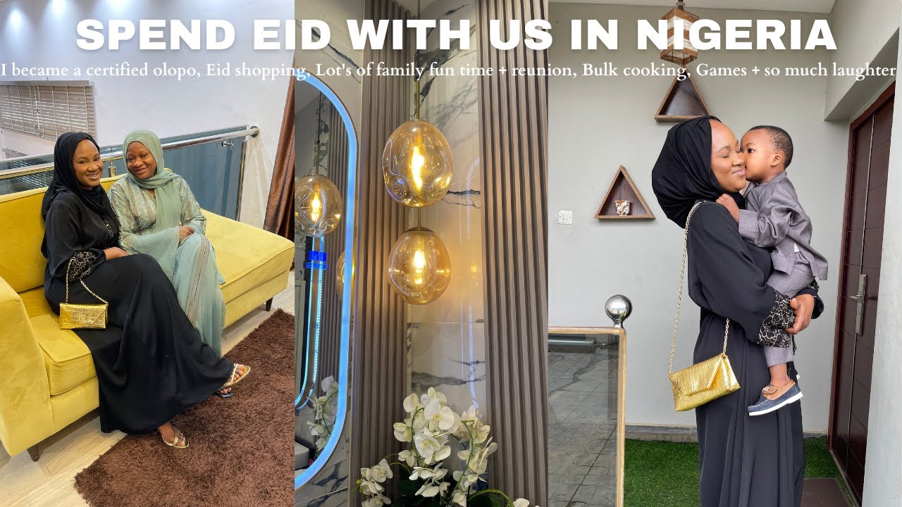 HOW WE CELEBRATED EID IN NIGERIA, IT'S A FULL HOUSE💃🏻, BOTTLE CHALLENGE ...