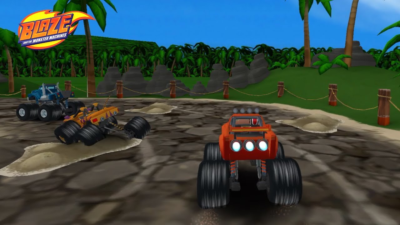 Blaze and the Monster Machines - Racing Game 🔥DRAGON ISLAND: Help BLAZE ...