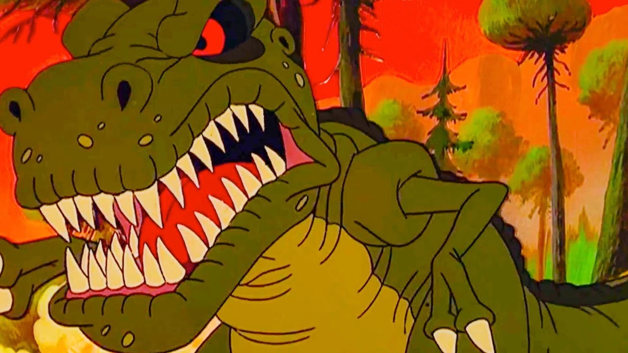 THE LAND BEFORE TIME VI Clip - "Sharp Tooth Fight" (1998) - YouTube