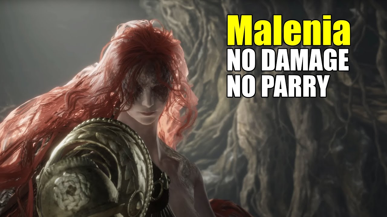 Elden Ring - Shardbearer Malenia (No Damage/No Parry) | 4K HDR - YouTube