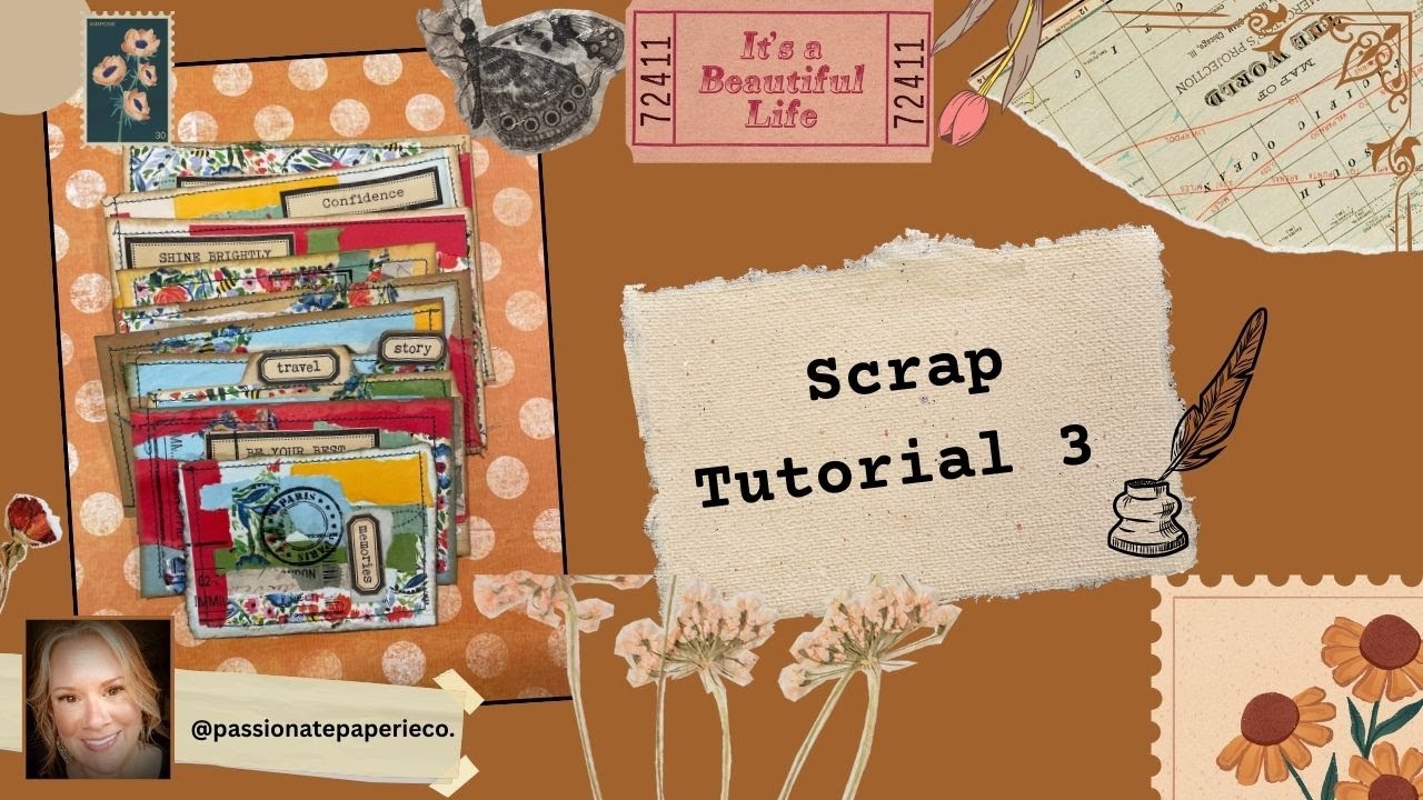 Scrap tutorial #3-Scraps to journal cards #scrapstotreasure # ...