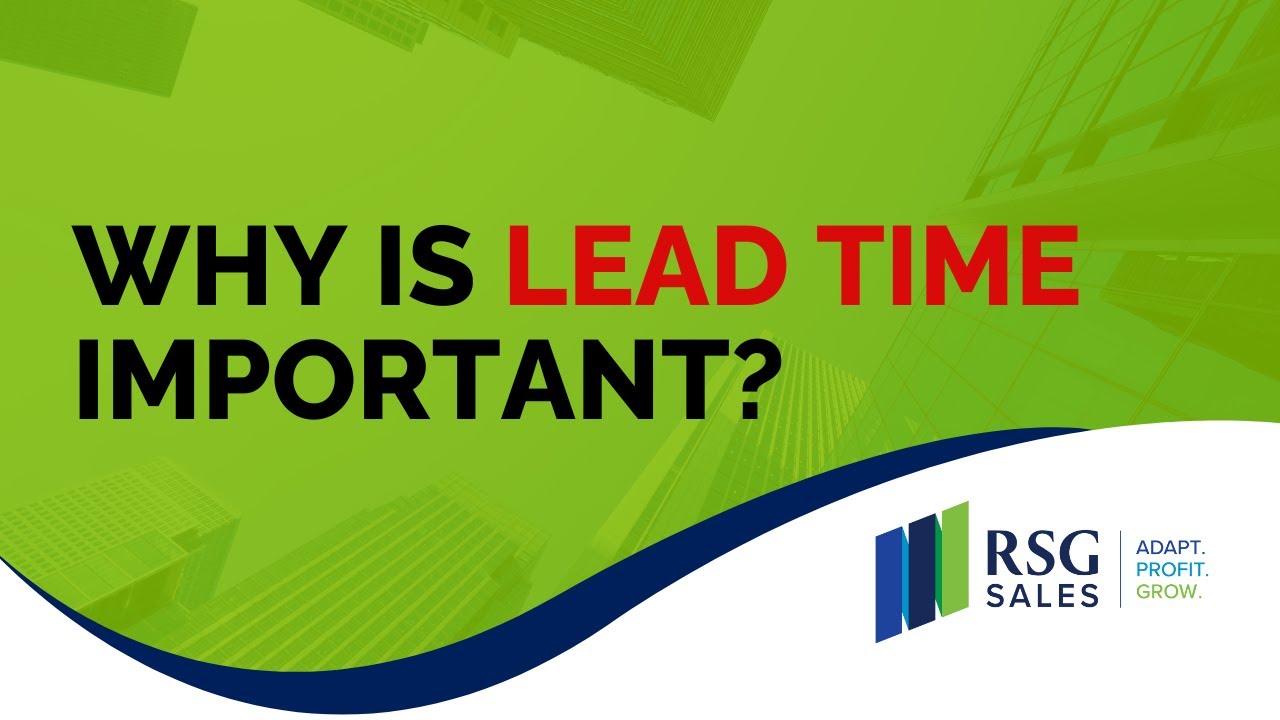 Why is lead time important? - YouTube