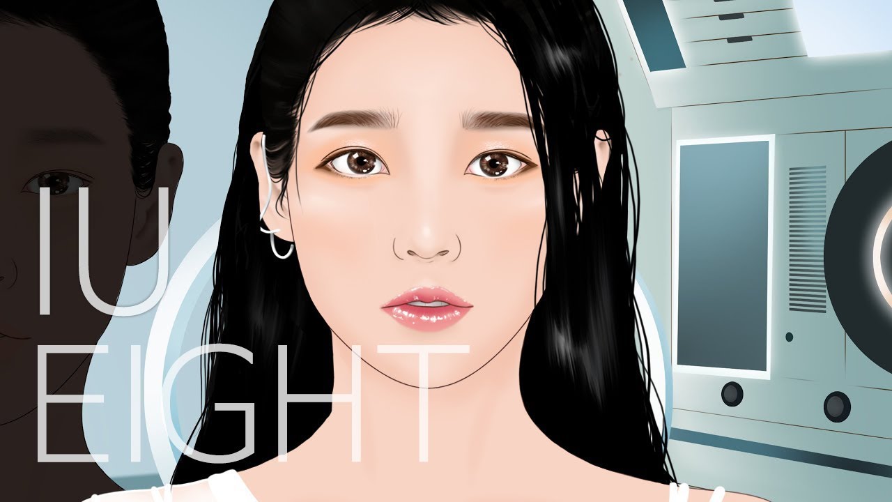 아이유 eight MV 커버 메이크업 | 스톱모션 화장 | IU eight cover - YouTube
