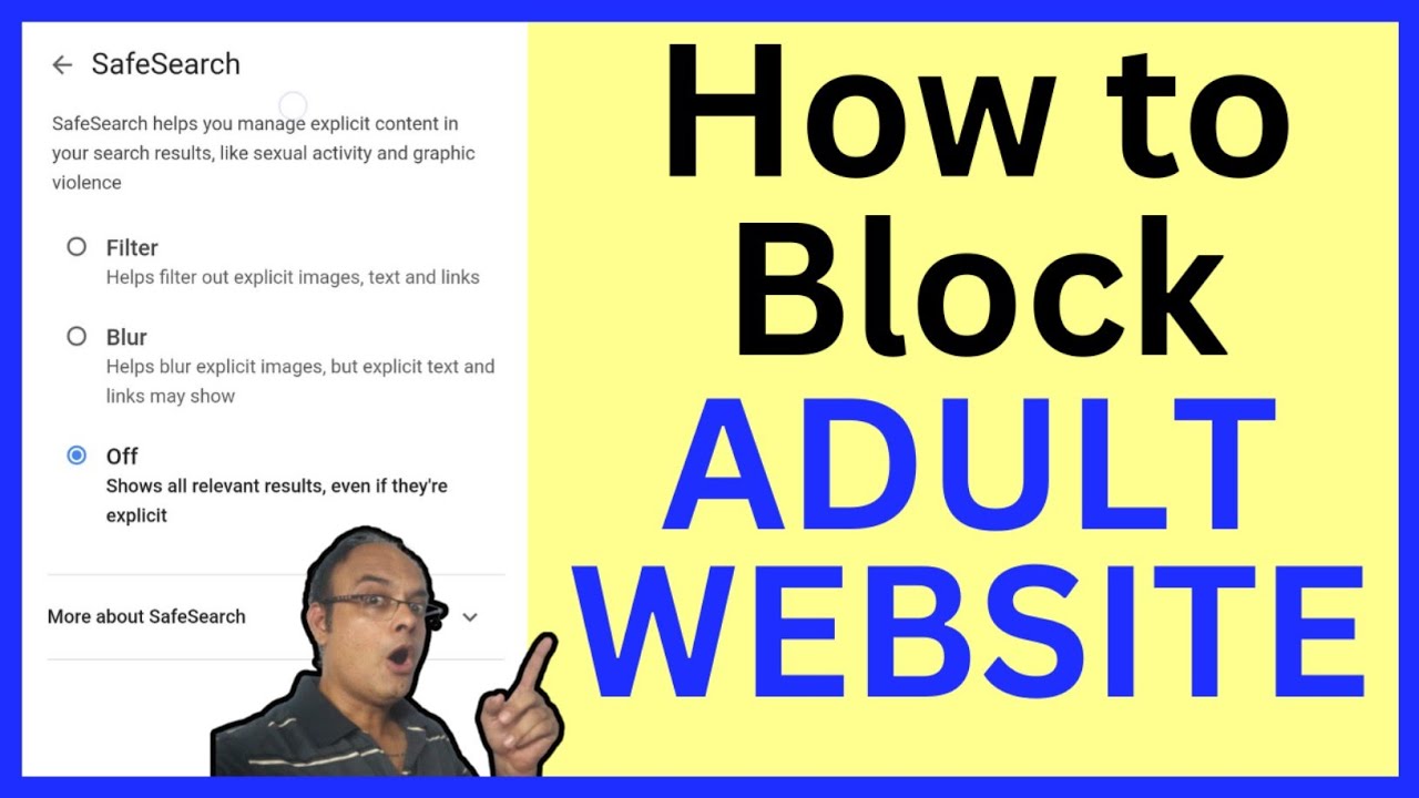 How to block adult website | How to block websites on chrome - YouTube