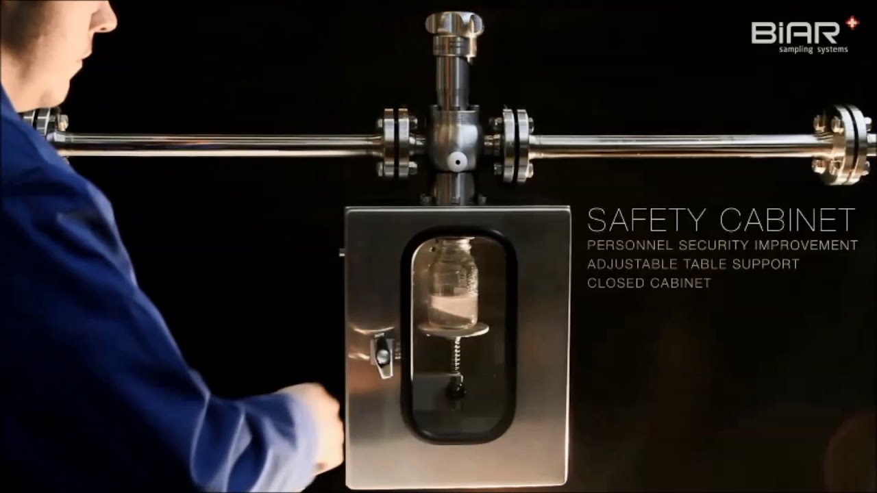 Sampling with a safety cabinet - YouTube
