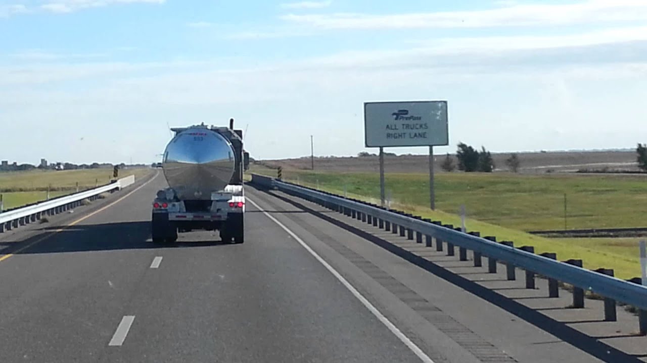Oklahoma State Line I 40 eastbound - YouTube