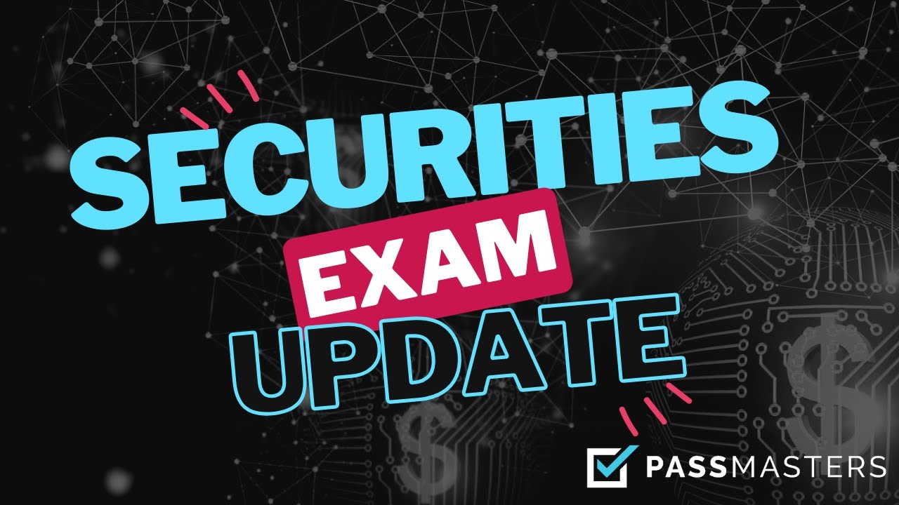 Crucial Securities Exam Update Every Candidate Must Know - YouTube