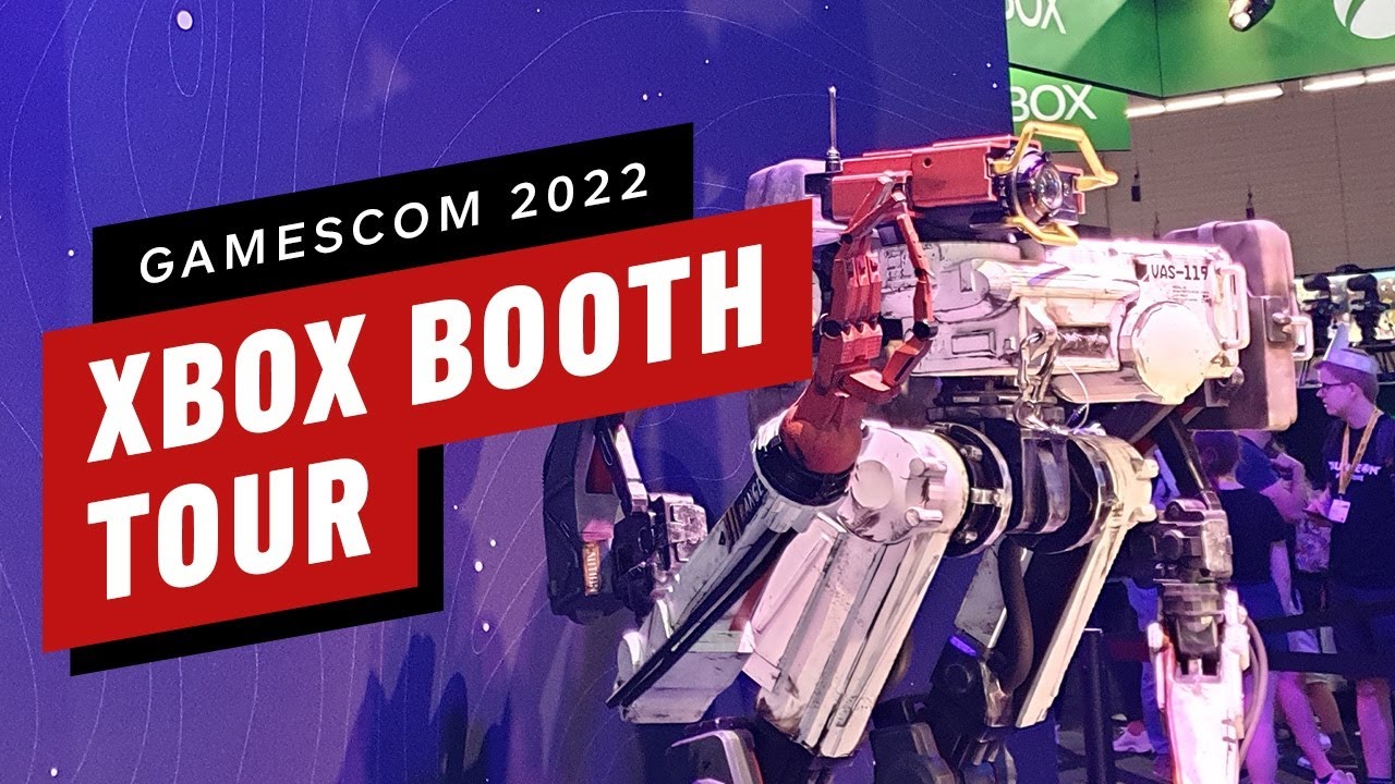 Giant Spiders and Starfield Robots: Xbox Booth Tour | gamescom 2022 - YouTube