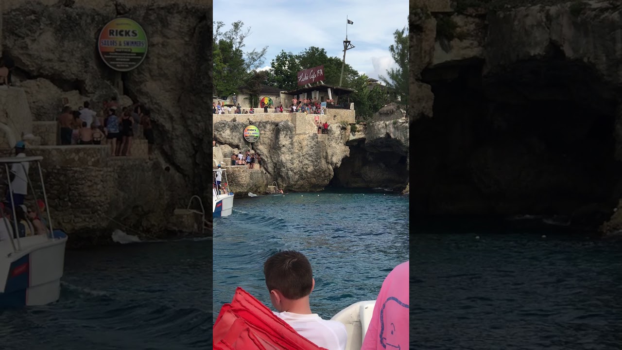Cliff Diving at Rick’s Cafe in Negril - YouTube
