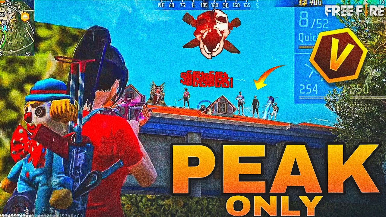 ONLY PEAK FIGHTING || SOLO VS SQUAD IN BR RANK 💪 - YouTube