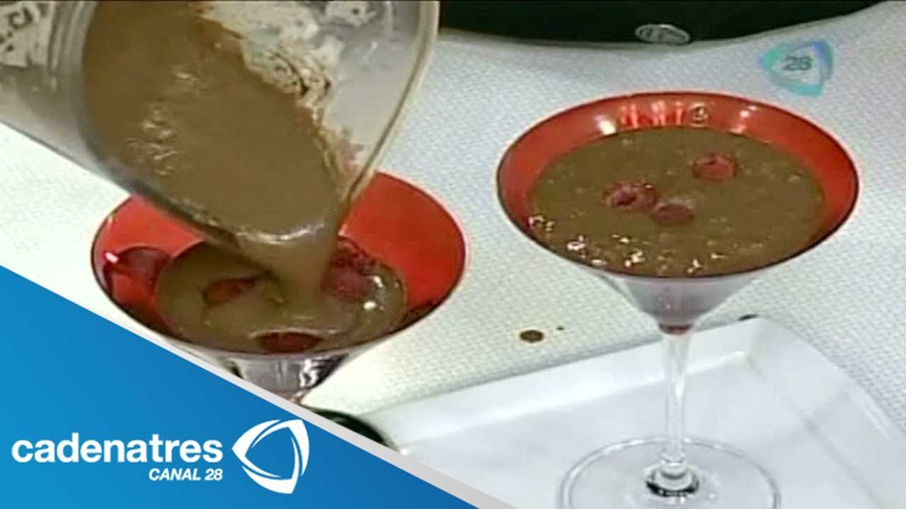 Pot de creme de chocolate amargo / postres de chocolate - YouTube