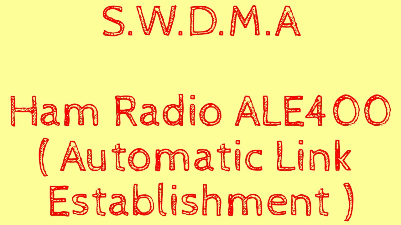 Analysis and decoding HAM MODES ALE400 - YouTube