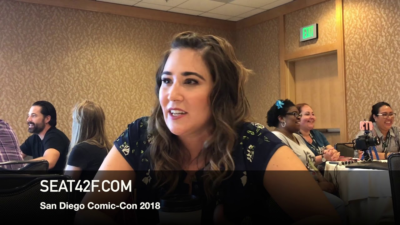 Emily Andras WYNONNA EARP Comic Con 2018 Interview - YouTube