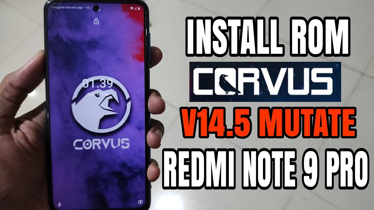 Install Custom Rom Corvus V14.5 Mutate Miatoll/Joyeuse | Redmi Note 9 ...