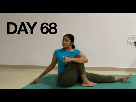 Day 68 of 75 Day Hard Challenge #yoga #75dayshardchallenge Aadnyayoga