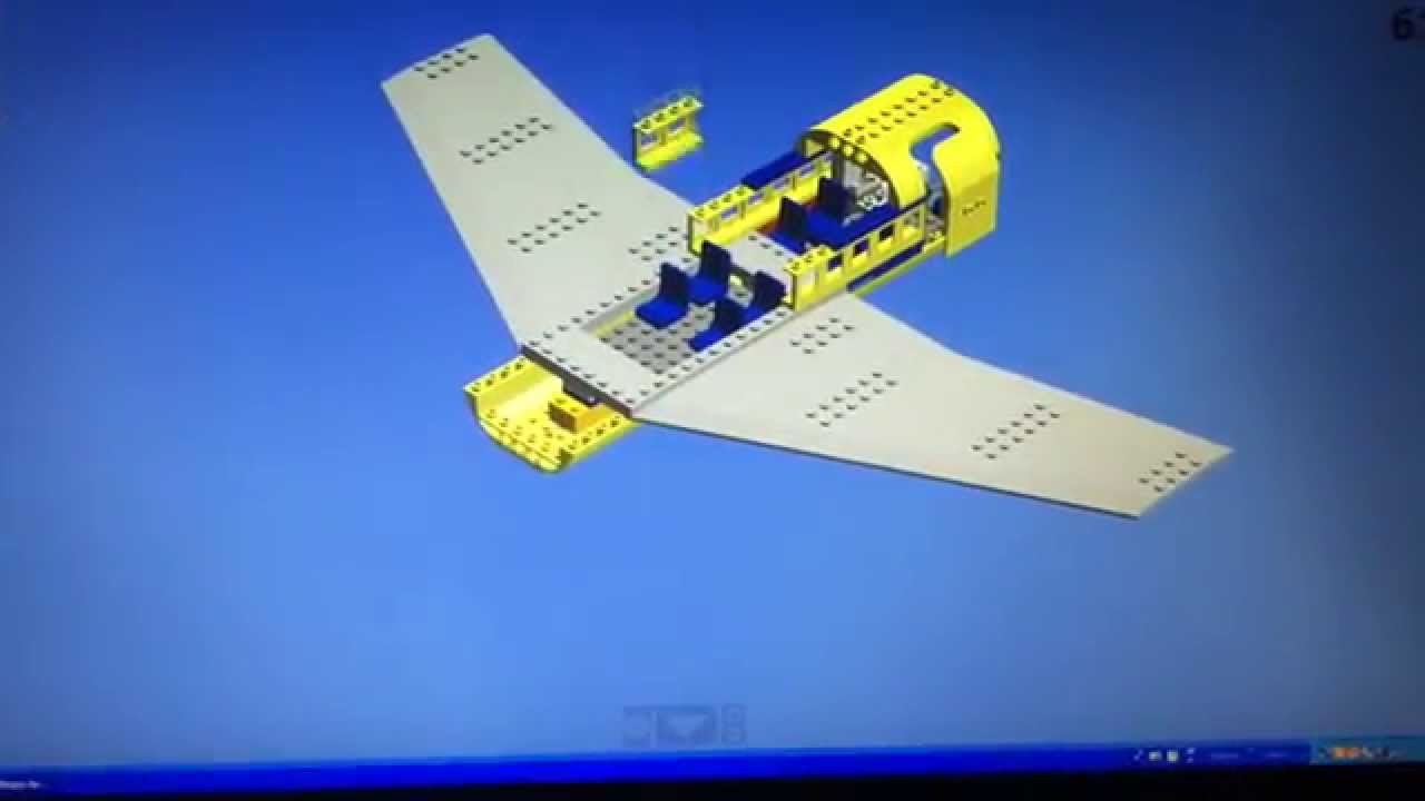 How to build a huge lego airplane from 7893: Blimpo Airways - YouTube