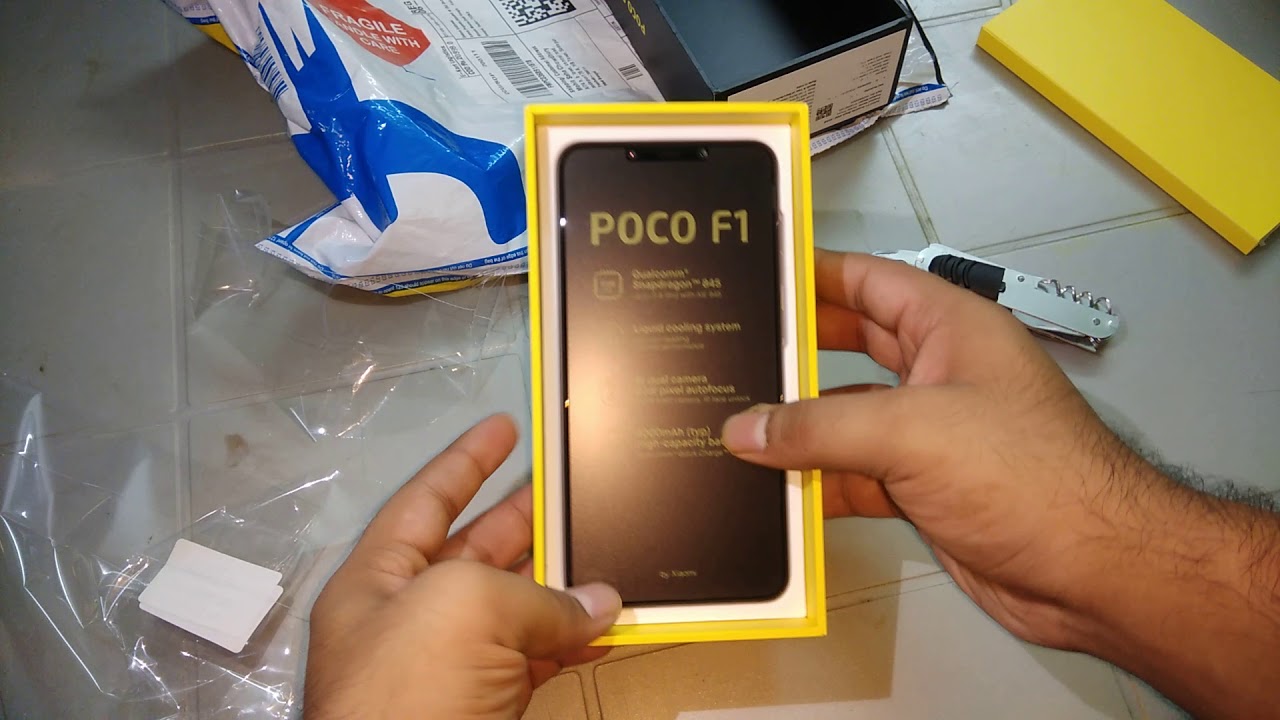 Unboxing of Poco phone F1 - YouTube