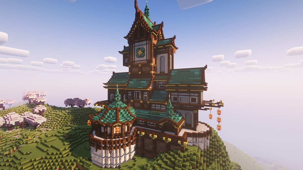 Japanese Megacity Minecraft (1.20) | Timelapse - YouTube