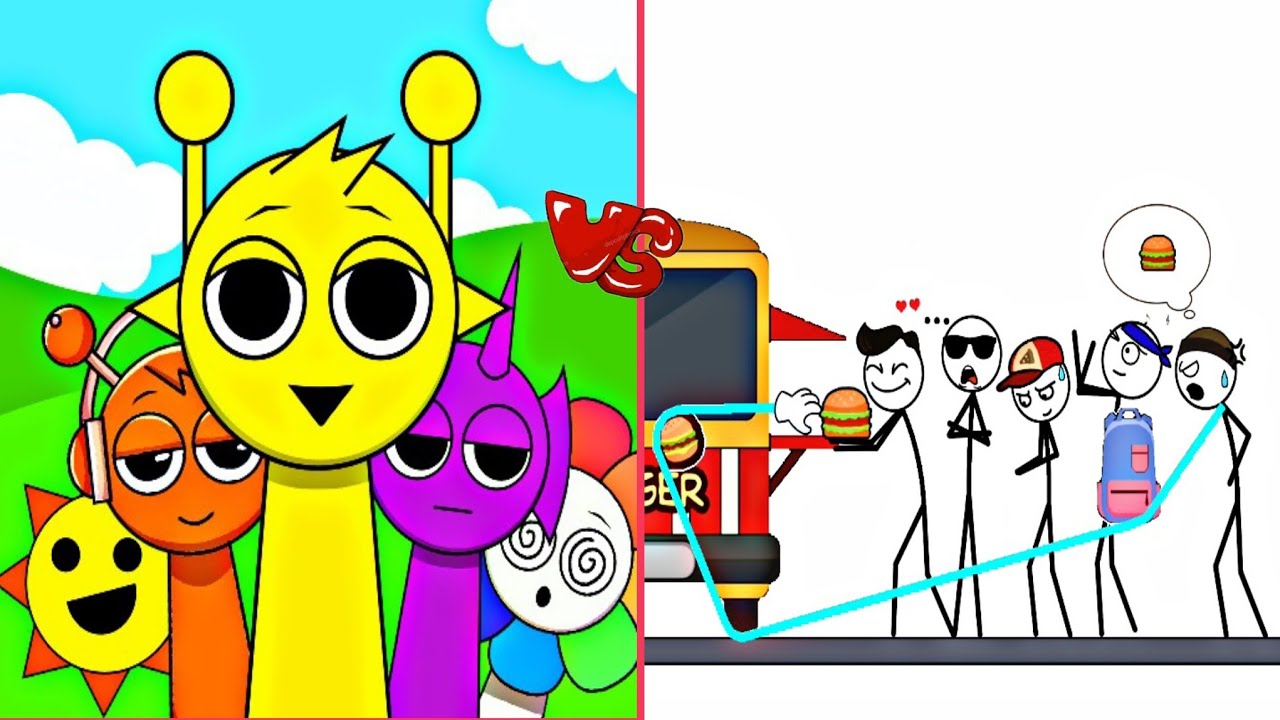 Sprunki Survival Vs Thief Puzzle- Found All Max Level Up Android iOS ...