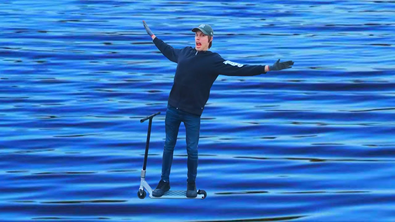 HOW TO RIDE A SCOOTER WITHOUT YOUR HANDS! - YouTube