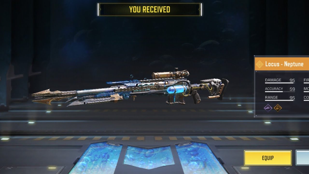 Finally got the LEGENDARY LOCUS NEPTUNE.. | COD MOBILE - YouTube