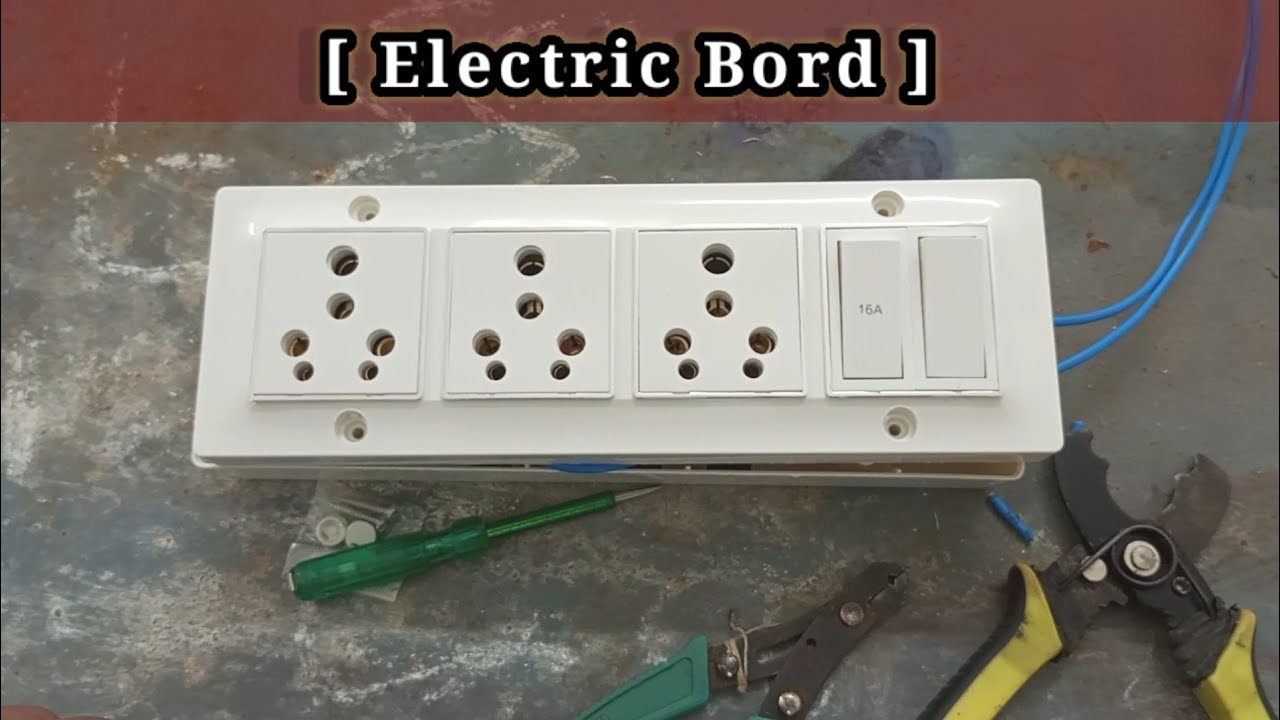 Extensan Bord Connection, 3 pin socket 2 switch connection 3 Shoket,How ...