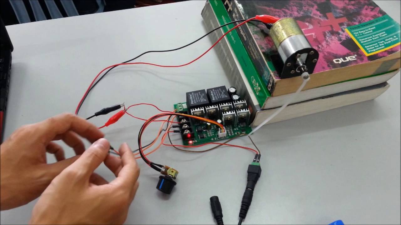 How to use 40A Forward Reverse Speed Adjustable DC Motor Controller ...