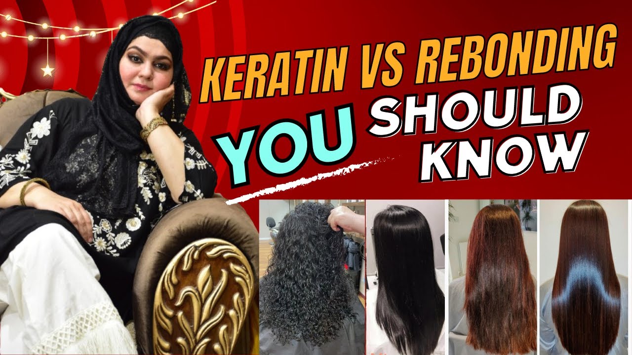 Keratin vs Rebonding vs Hair Botox Treatment | Sadaf Beauty World - YouTube