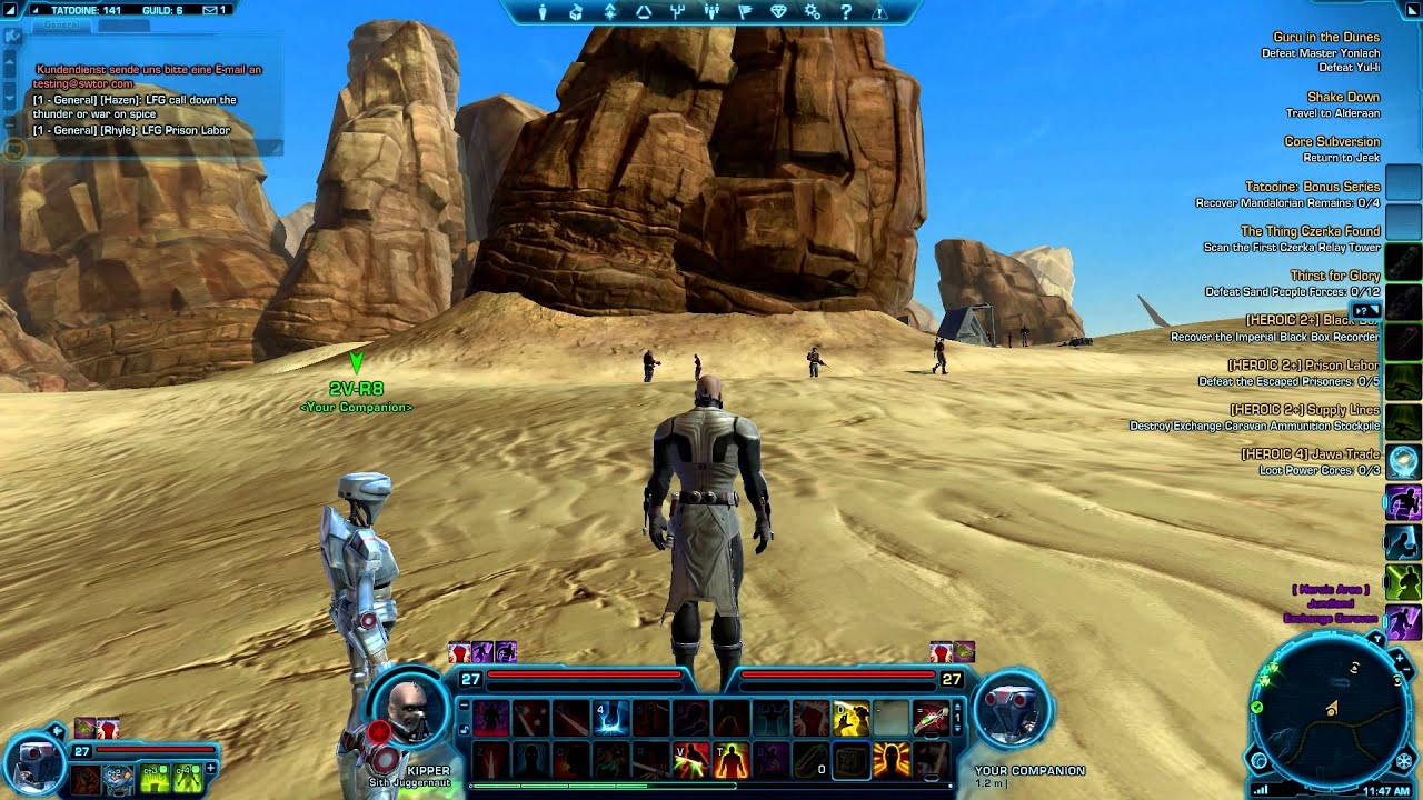 Star Wars The Old Republic Sith Warrior Mechanics Walkthrough - YouTube