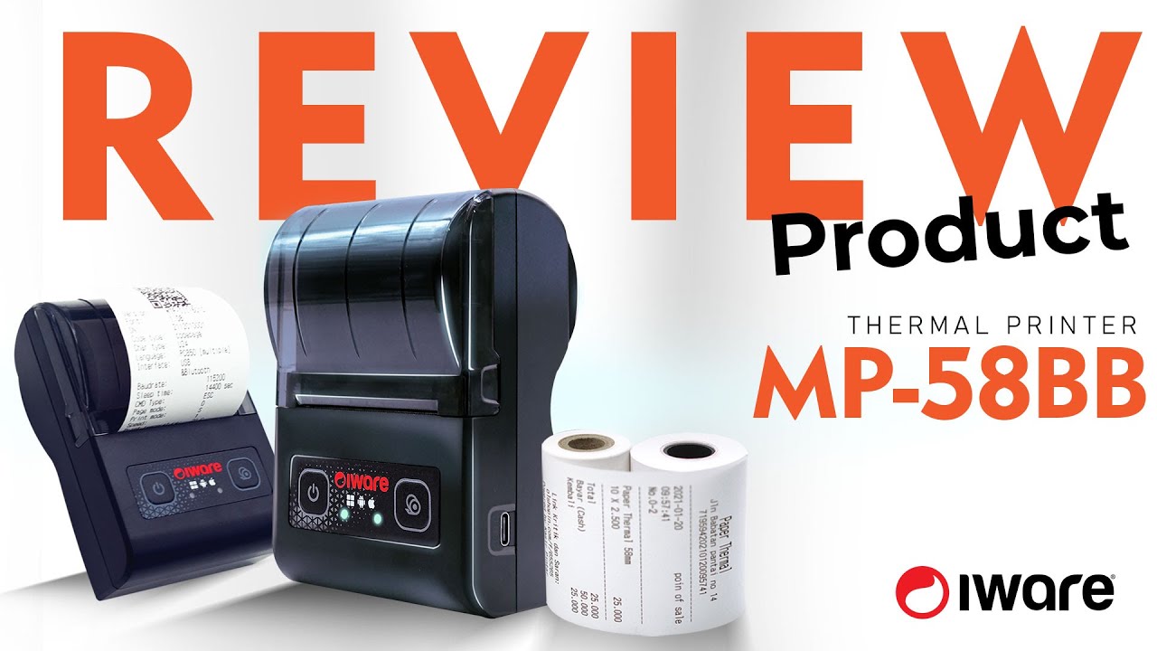 Printer Mini tapi setara yang Besar? IWARE MP-58BB Solusinya!! - YouTube