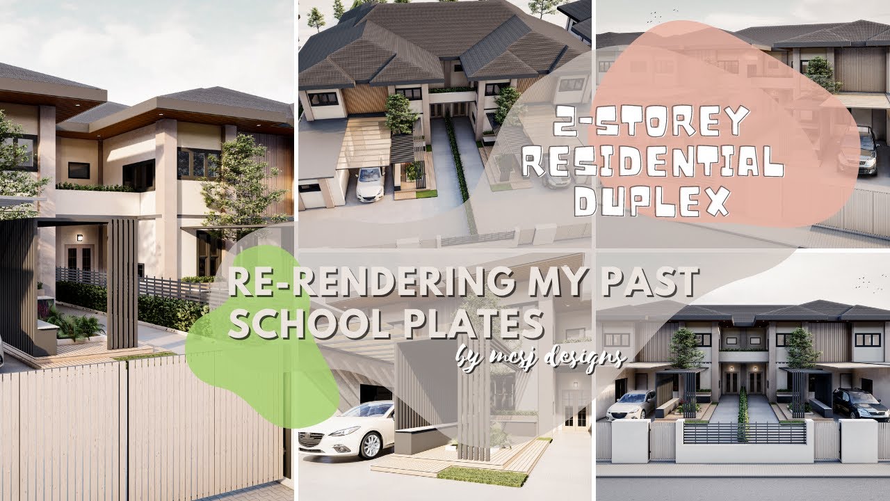 RE-RENDERING MY PAST SCHOOL PLATE | Rendering & Post-process - YouTube