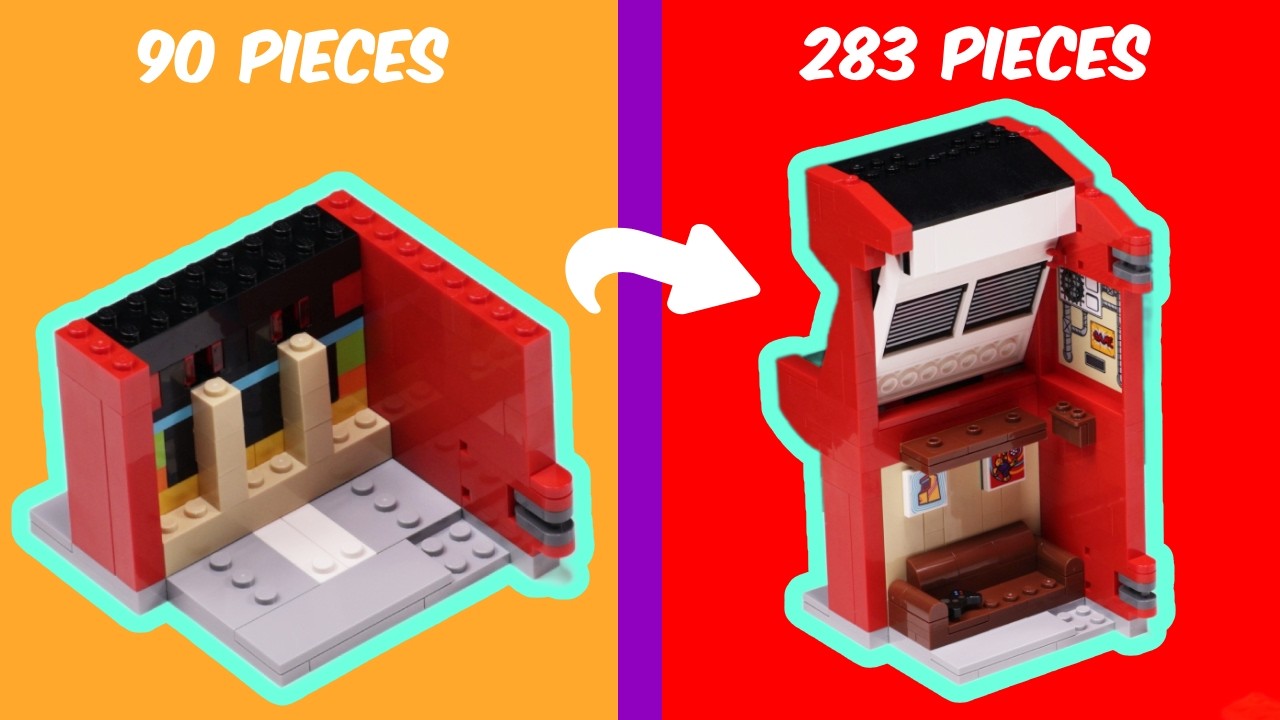 468 piece LEGO Arcade Machine | ANIMATED Build and Review - YouTube