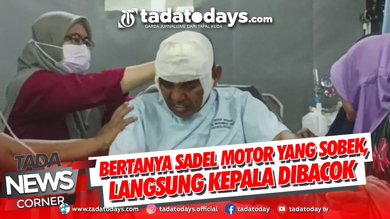 BERTANYA SADEL MOTOR YANG SOBEK, LANGSUNG KEPALA DIBACOK - YouTube