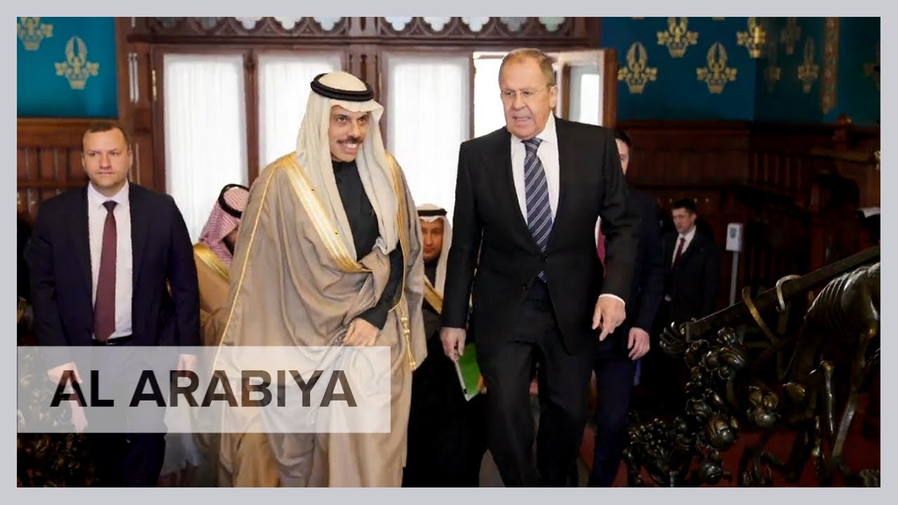 Saudi Arabia's Foreign Minister Prince Faisal bin Farhan meets with ...