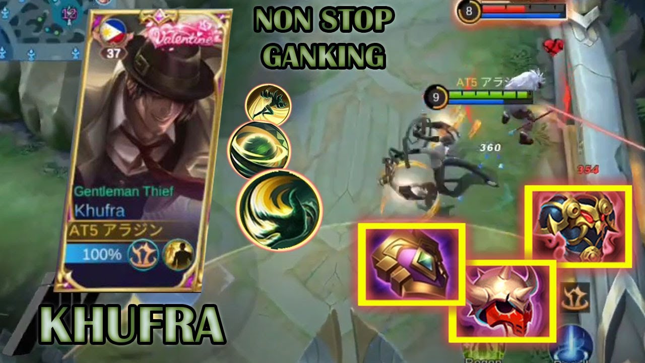 TOP GLOBAL KHUFRA NON-STOP GANKING | MYTHICAL GLORY TIER TANK ROTATION ...