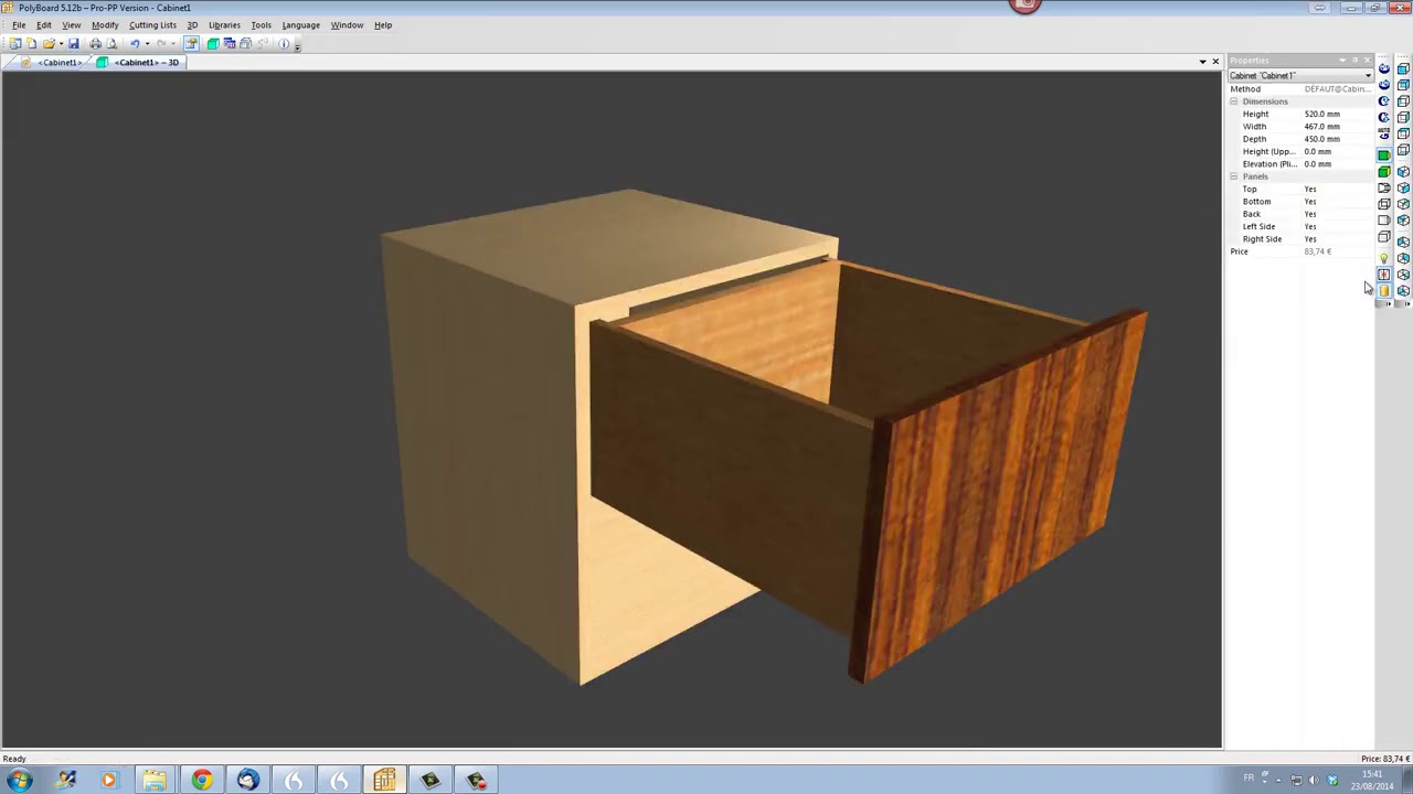 Drawers with Overlapping Façades in Polyboard - YouTube