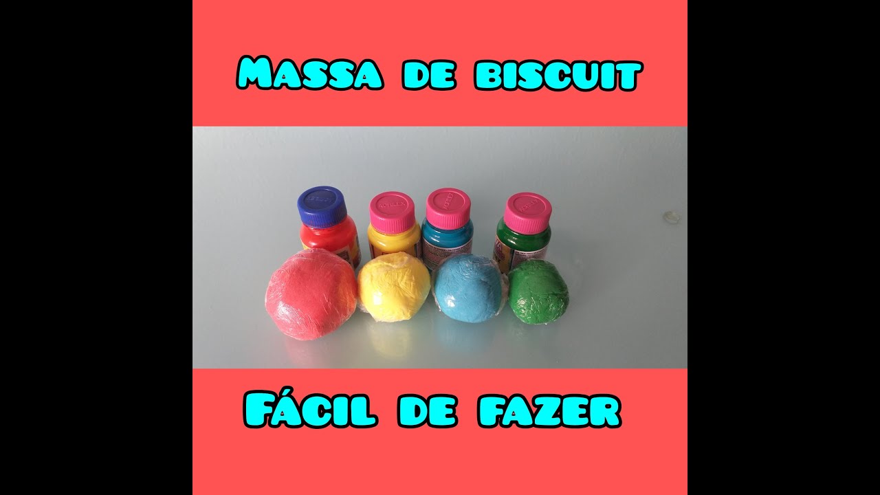 DIY Massa de biscuit. - YouTube
