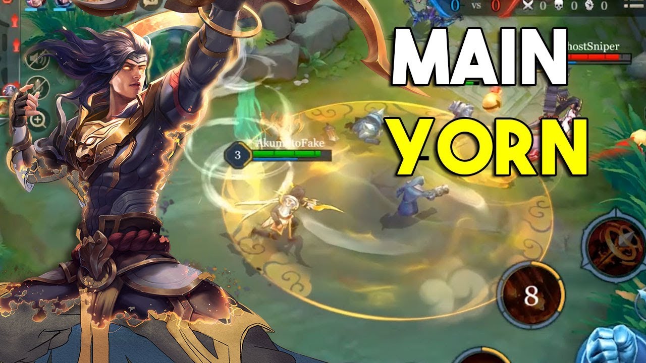 CONFIRMADO! MAIN YORN - Arena of Valor - YouTube