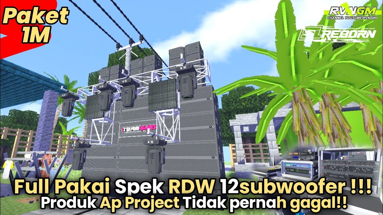Paket 1M Full Spek RDW!!!! | Mod Sound System 3d - YouTube