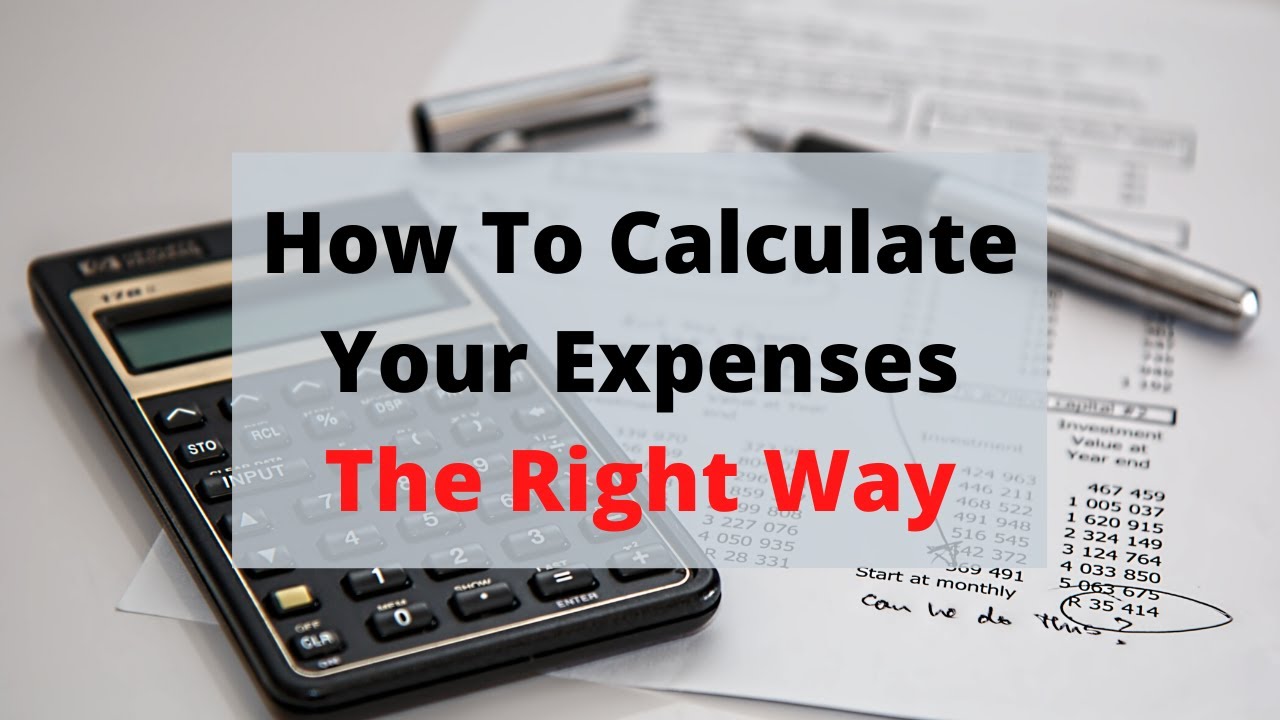 Calculating Your Expenses | How To Budget Your Money - YouTube