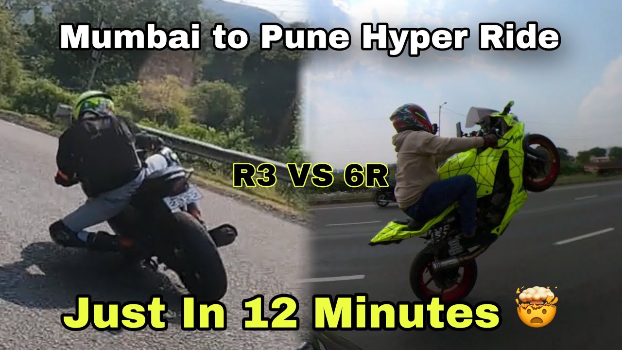 Mumbai to Pune Hyper Ride in Just 12 Minutes?🤯 R3 vs 6R | Pune ...