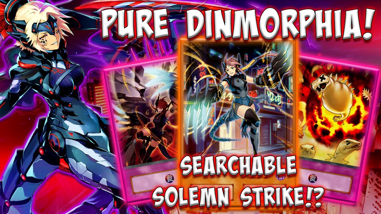 PURE DINOMORPHIA! A In-Engine SOLEMN STRIKE!? HUGE BUFF!!| Yu-Gi-Oh ...