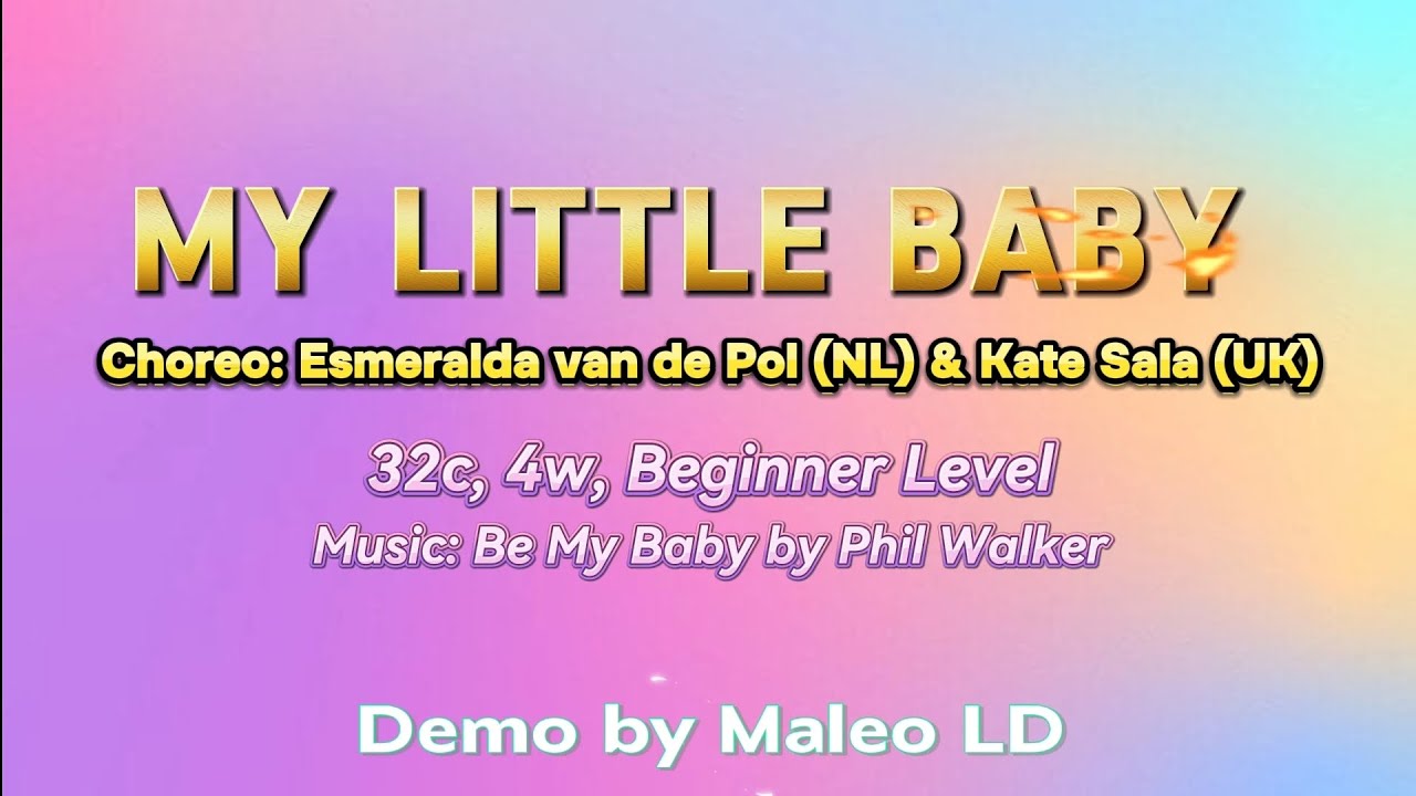 My Little Baby Line Dance - YouTube