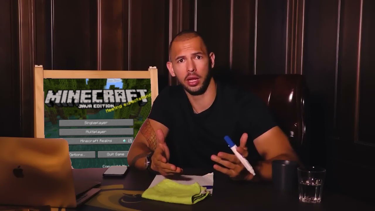 Andrew tate plays minecraft - YouTube