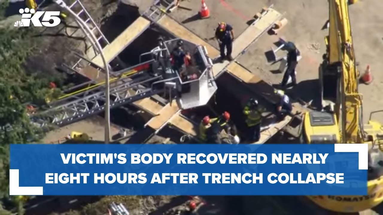 Victim's body recovered nearly eight hours after Renton trench collapse ...