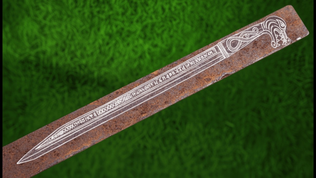 From Rusted Leaf Spring to Viking Seax (VIKINGS Inspired) - YouTube