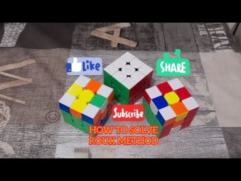 SAMPLE SOLVED ROUX METHOD/LSE/CORNERS #cubers #rubikstutorial - YouTube